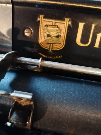 Underwood standard typewriter - estimation de la date